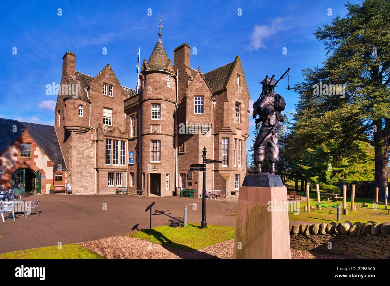 The Black Watch Castle and Museum Perth, Scotand Stock Photo - Alamy