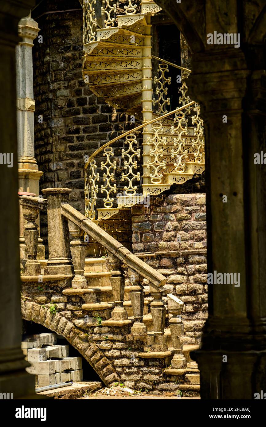 Spiral Staircase alongside the entrance arcade of the Former Viceregal ...