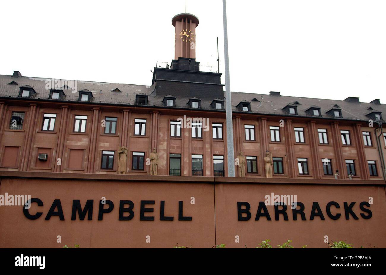 Das europaeische Hauptquartier der US Army, die Campbell Barracks in ...