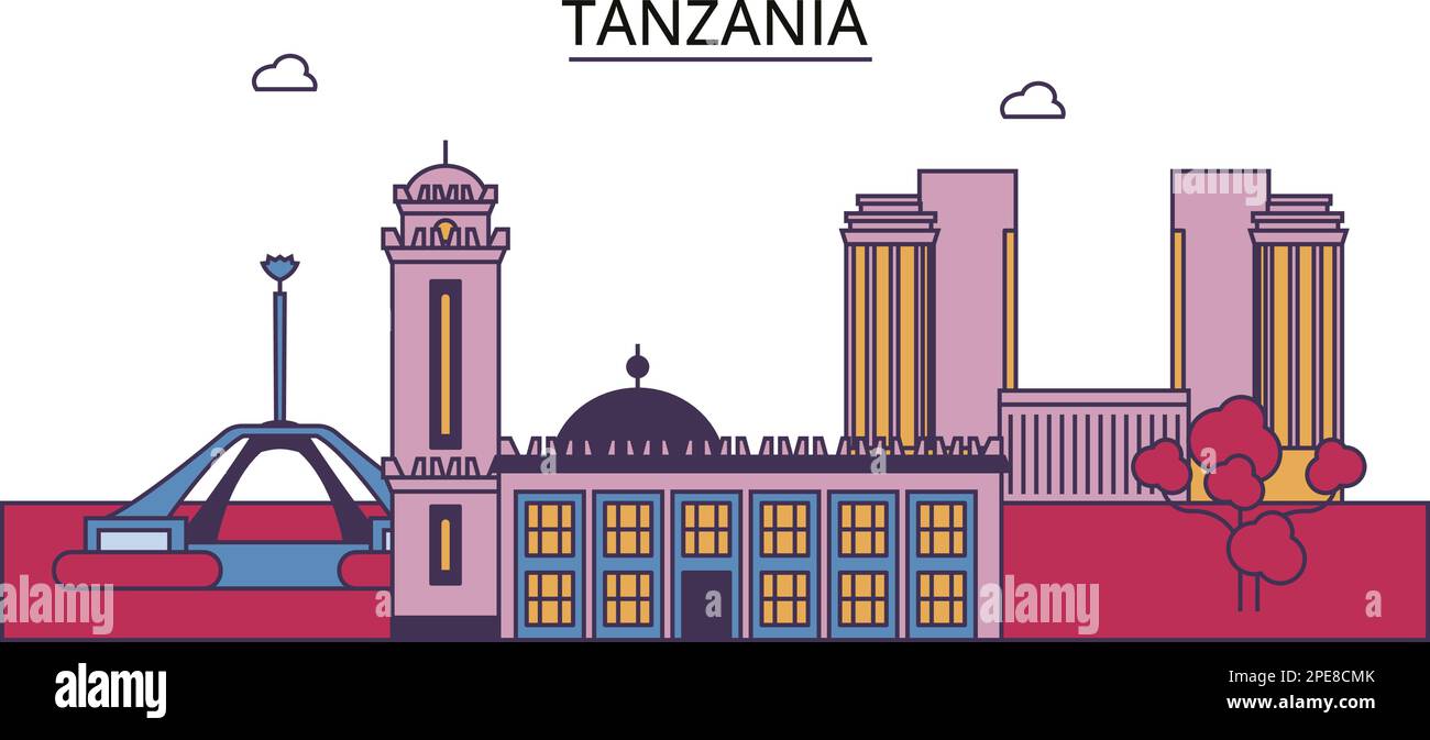 East africa landmarks Cut Out Stock Images & Pictures - Alamy