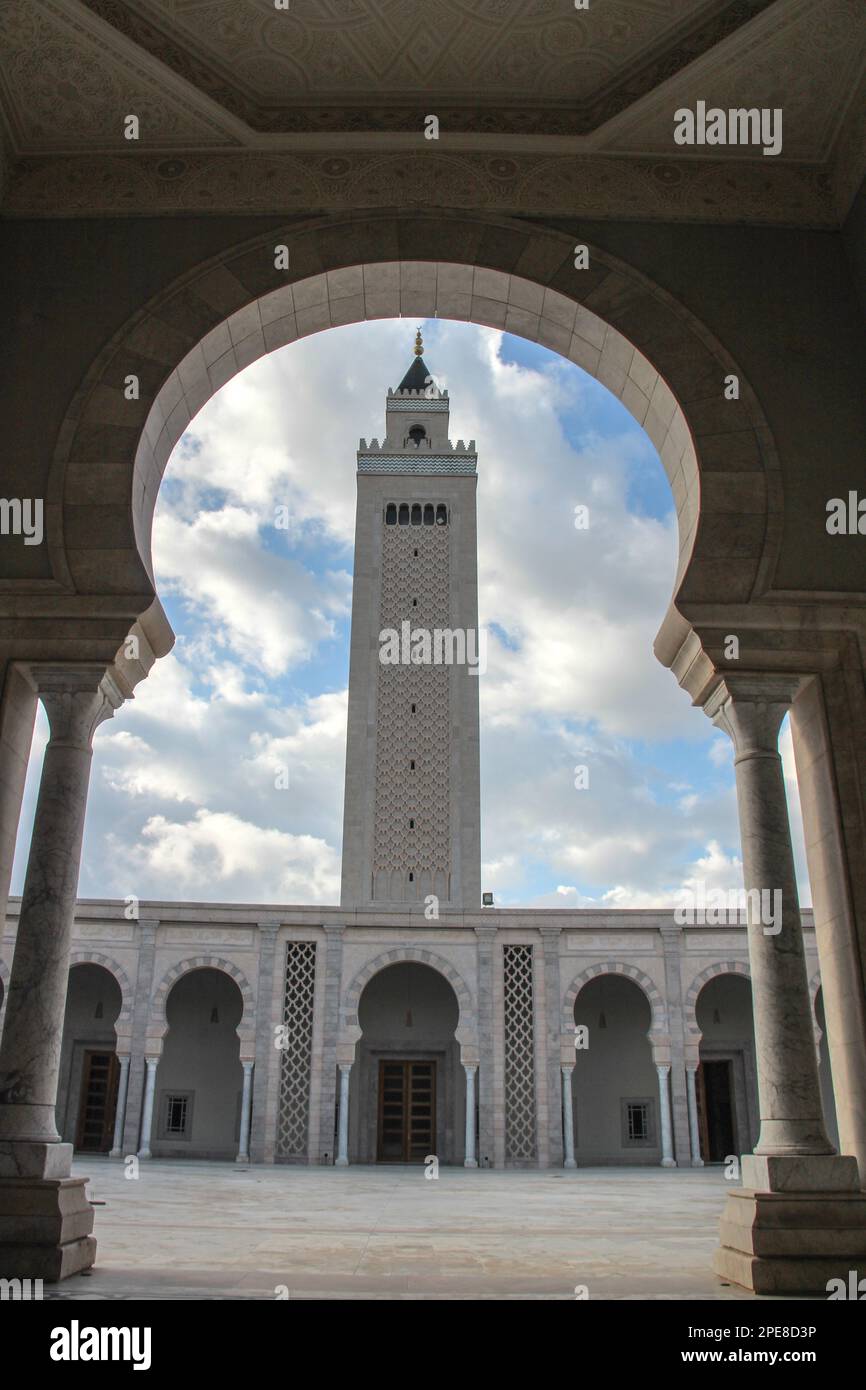 Mosque Malik ibn Anas in Carthage, Tunisia, North Africa Stock Photo ...
