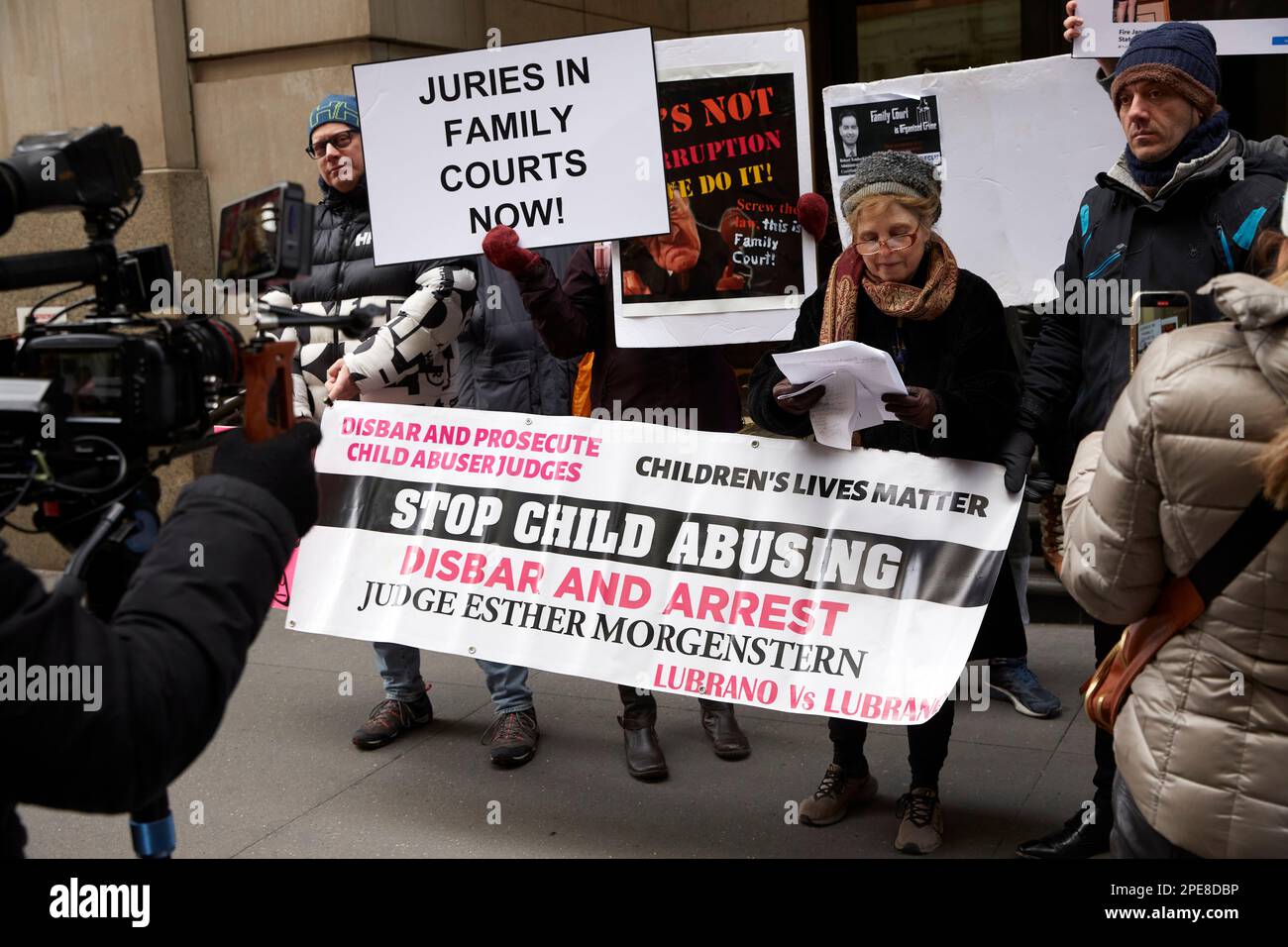 New York, New York, USA. 15th Mar, 2023. Families Civil Liberties Union ...