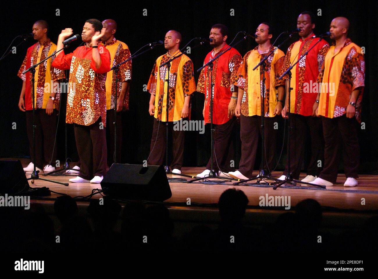 South African singing group Ladysmith Black Mambazo performs Sunday ...