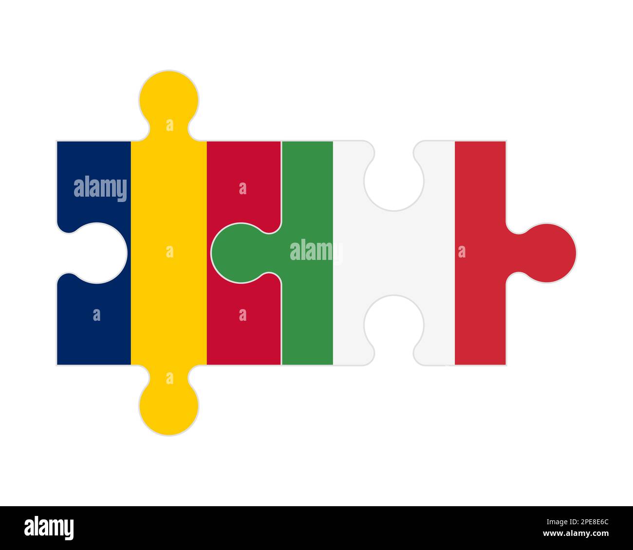 Italy chad flag Stock Vector Images - Alamy