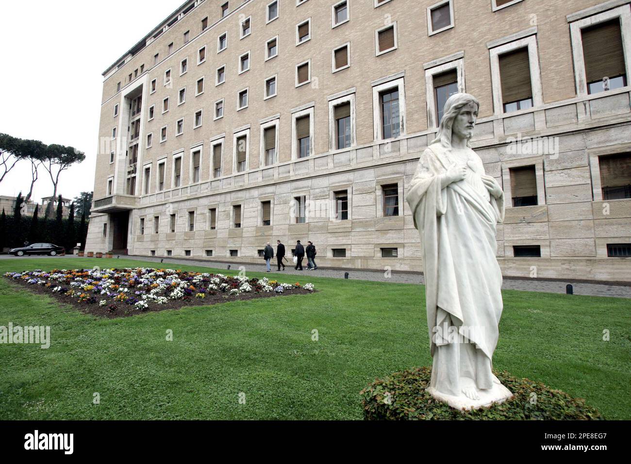 A view of the Pontifical North American College in Rome, Saturday ...