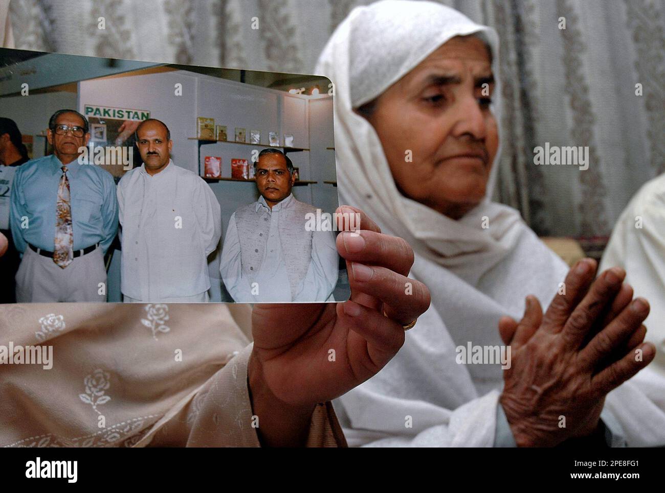 Razia Bibi, mother of Malik Mohammed a Pakistani diplomat kidnapped in Iraq, appeals for Javeds ...