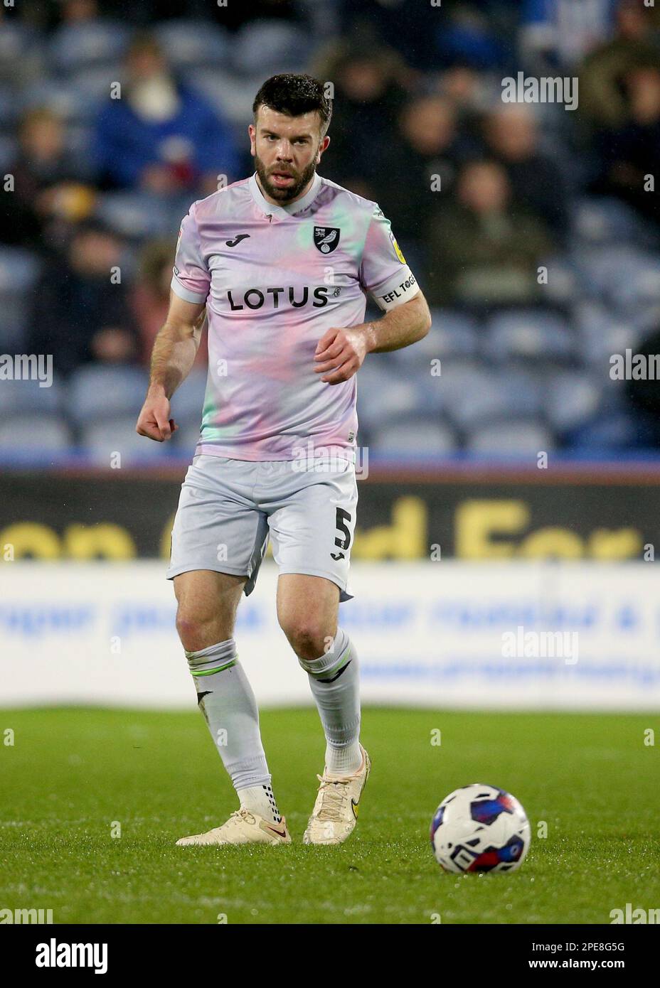 Norwich City’s Grant Hanley in action during the Sky Bet Championship ...