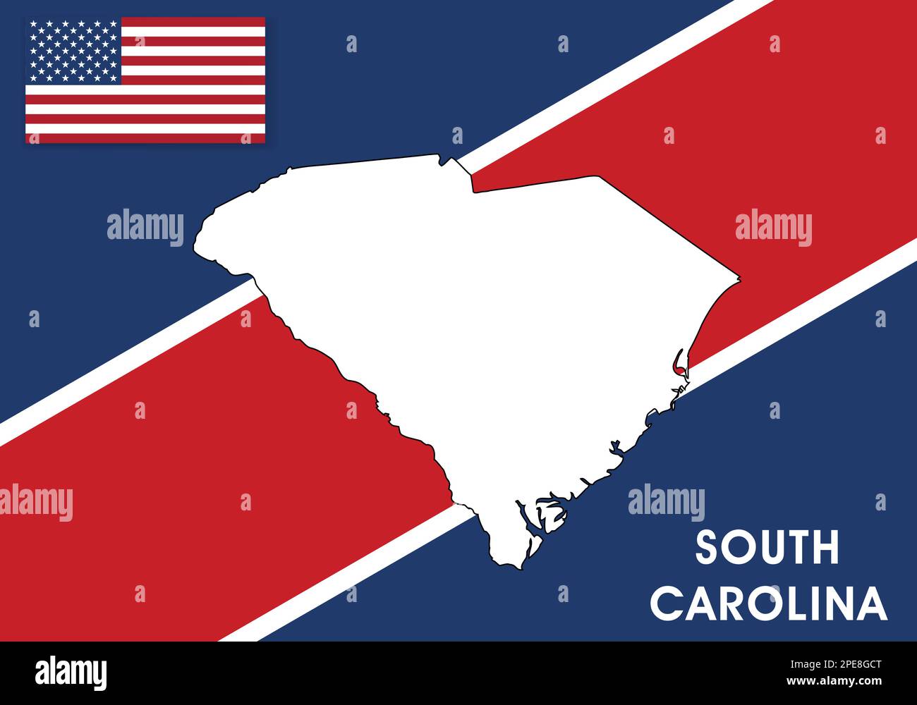 USA, United States of America Map vector template. white color map on ...