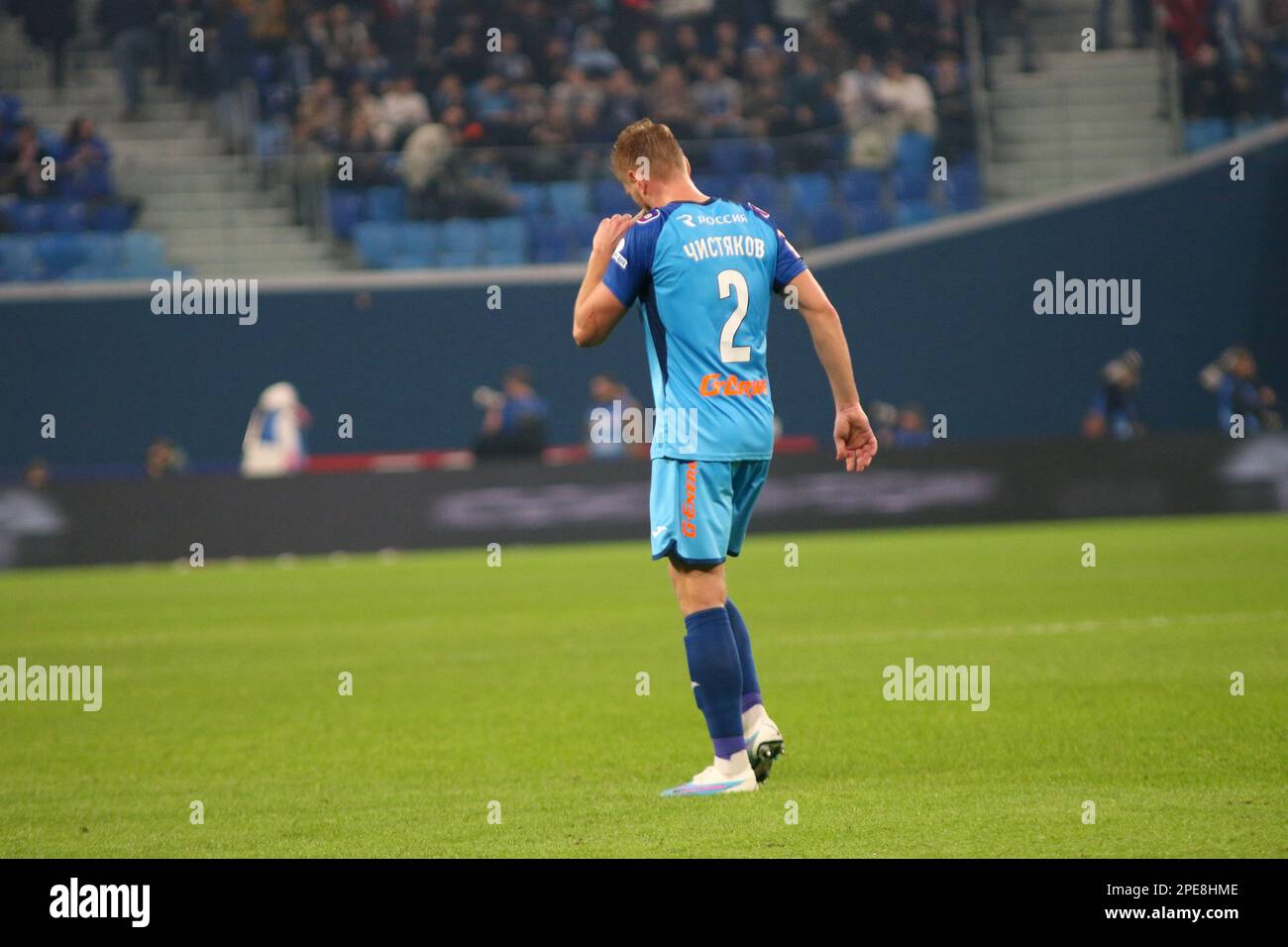 Saint Petersburg, Russia, 15 March 2023: Football. Russian Cup 2022/2023. Zenit FC - FC Dynamo ...