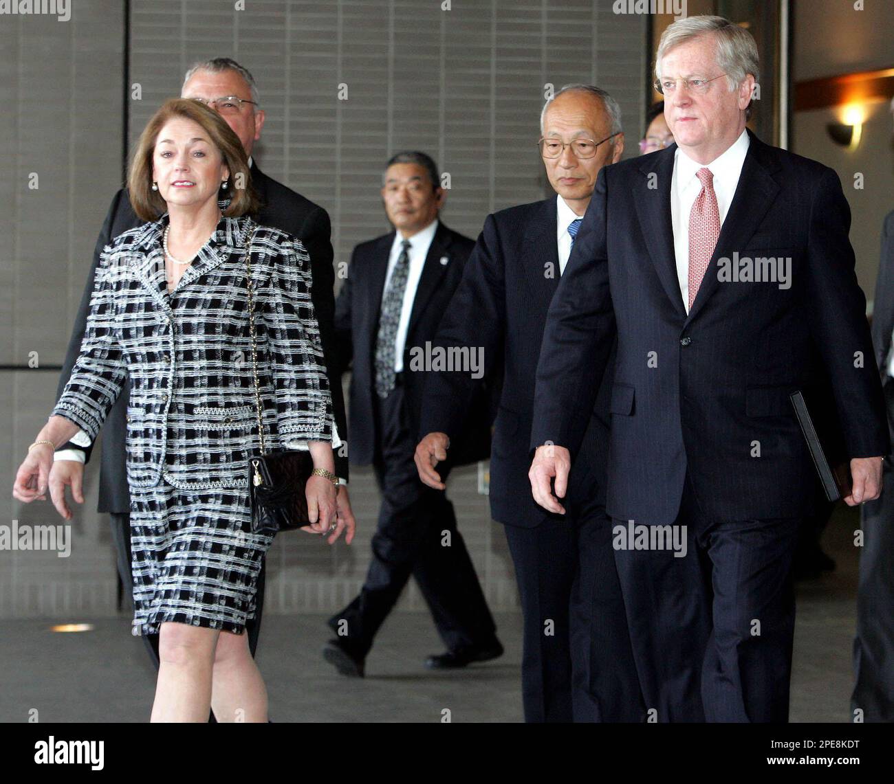 New U.S. Ambassador to Japan Tom Schieffer, right, and his wife Susanne ...