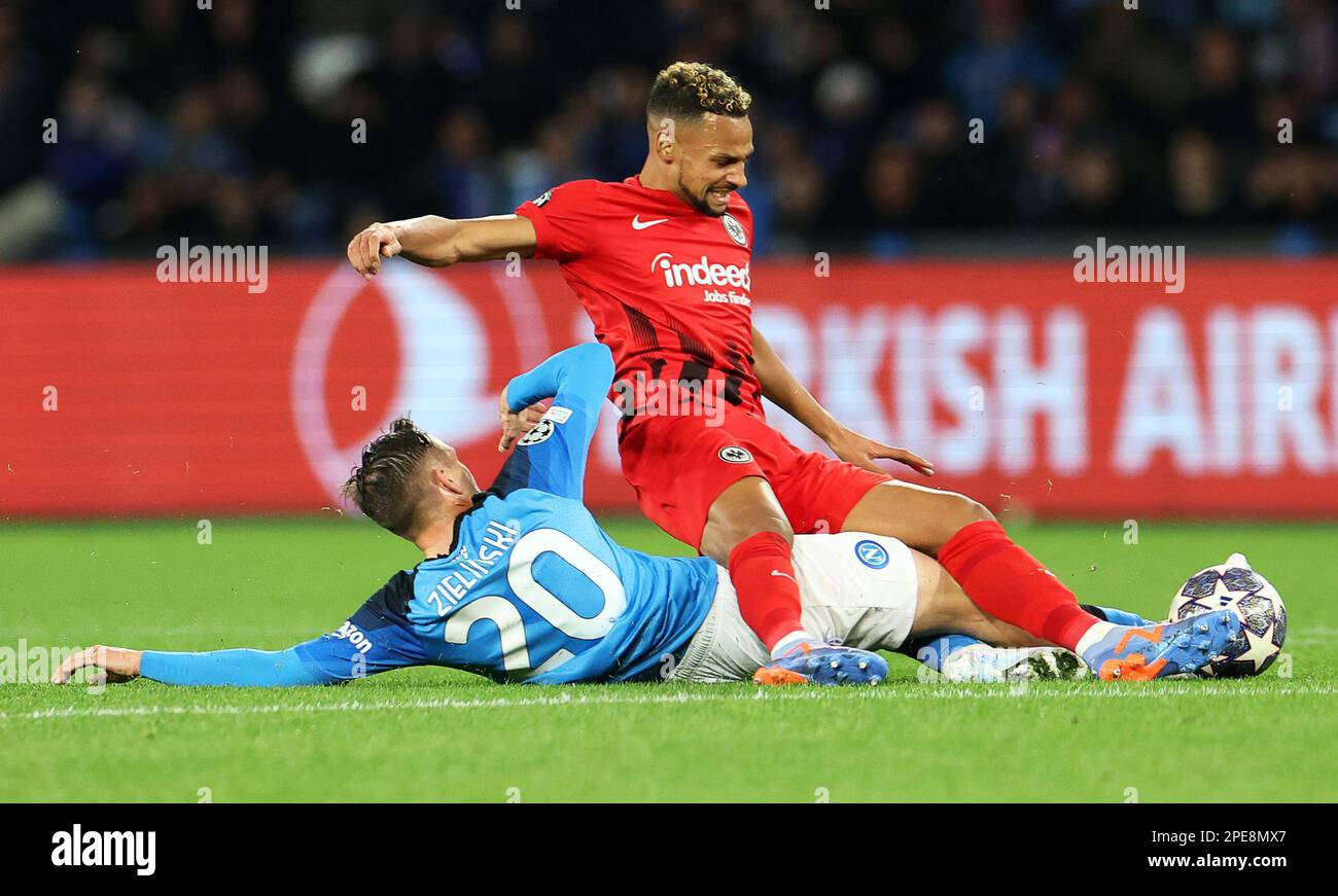 Neapel, Italy. 15th Mar, 2023. Soccer: Champions League, SSC Napoli ...
