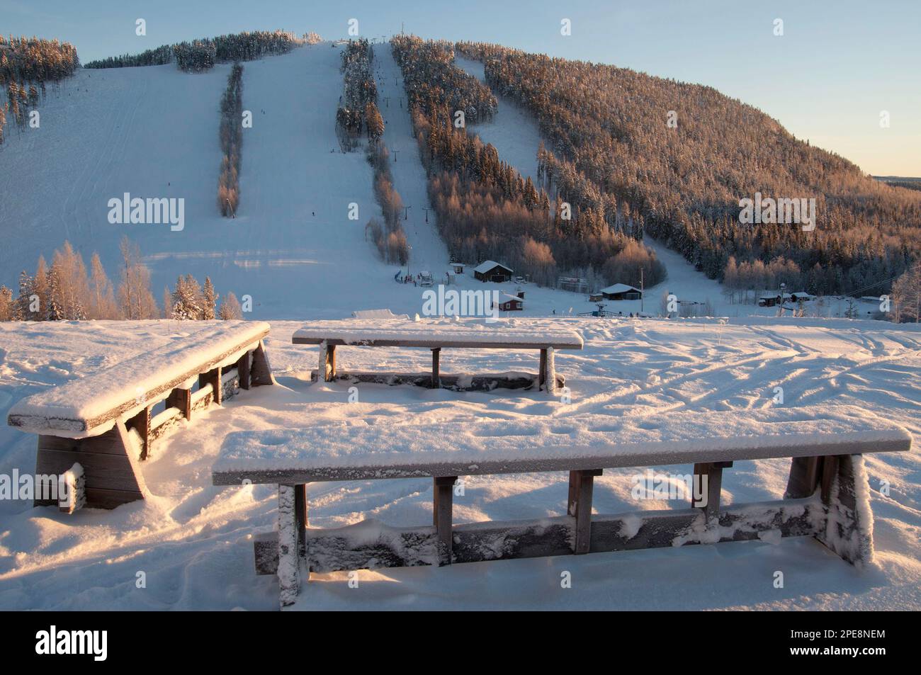 Storklinten, ski resort in the North of Swedenten Stock Photo - Alamy