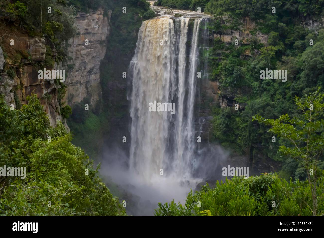 Karkloof waterfall in midlands meander KZN south africa Stock Photo - Alamy