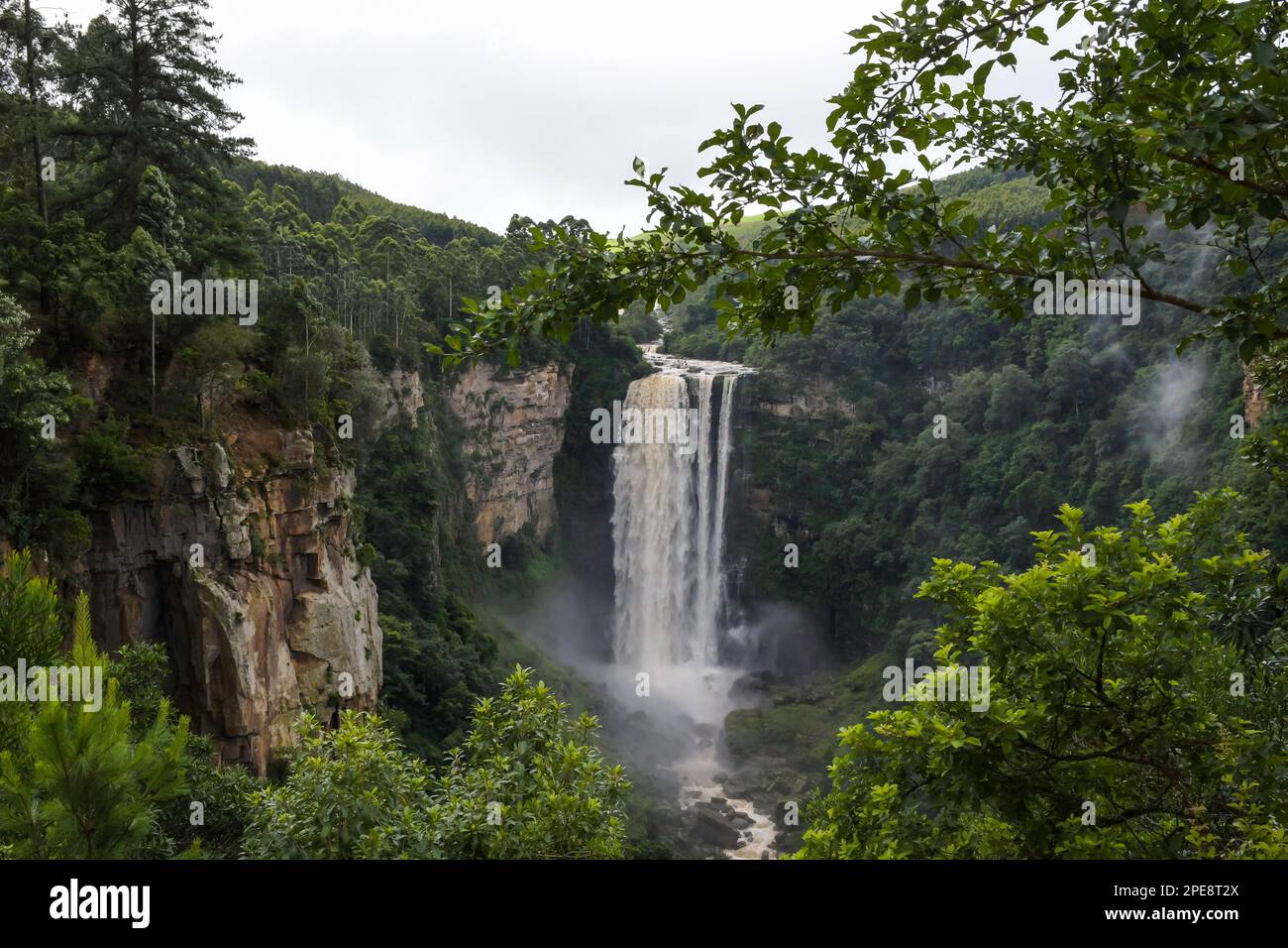 Karkloof waterfall in midlands meander KZN south africa Stock Photo - Alamy
