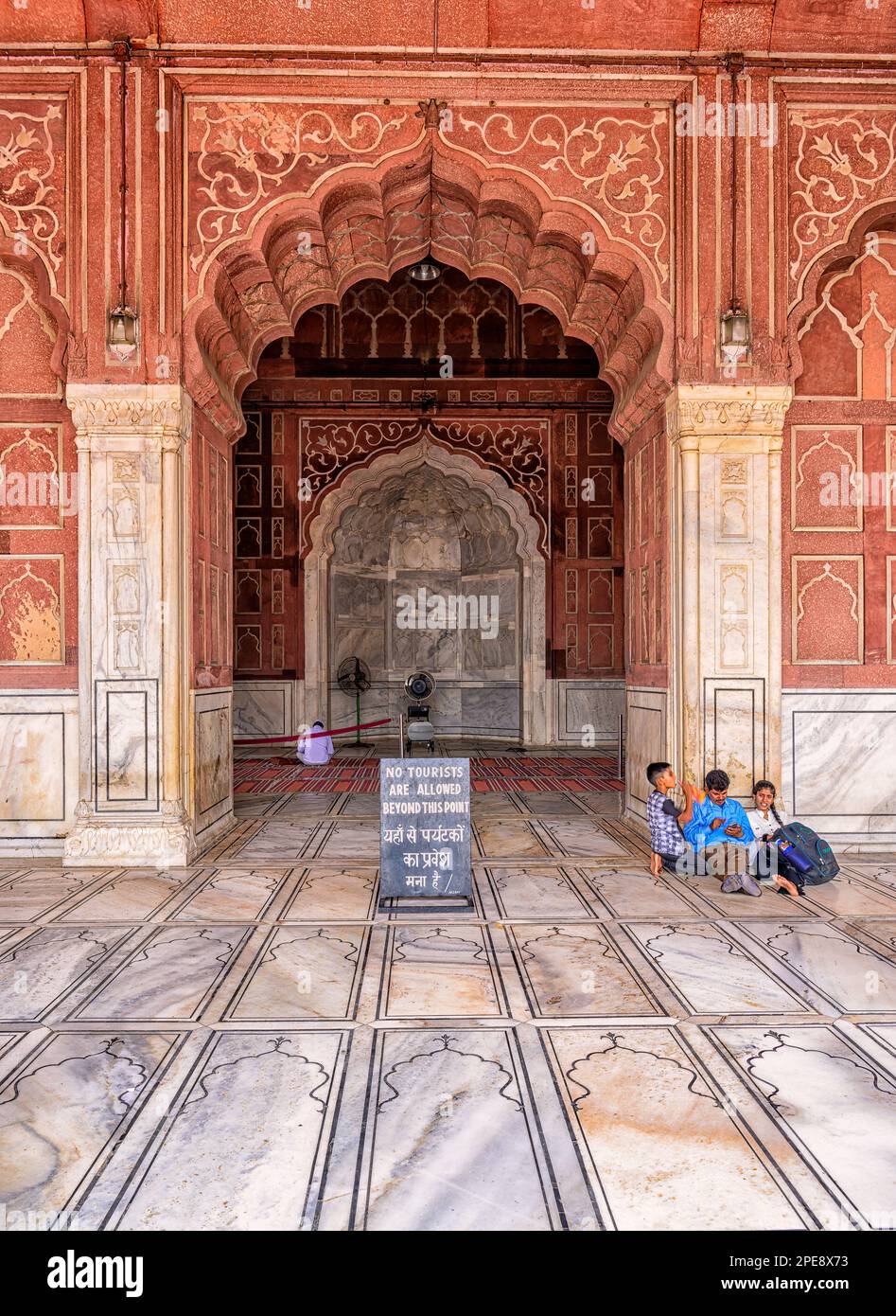 No Tourists allowed beyond this point Stock Photo - Alamy