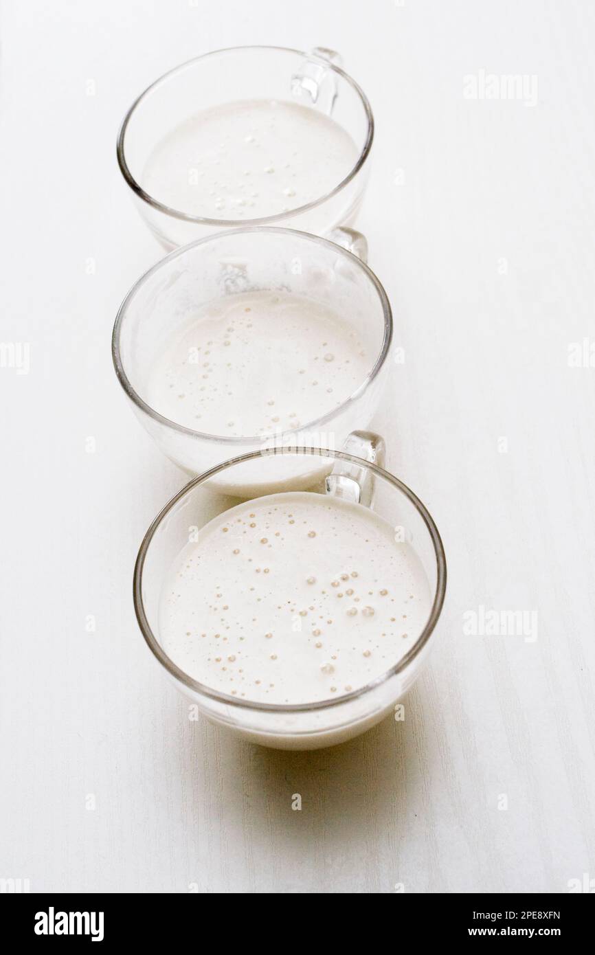 Sesame milk cups hi-res stock photography and images - Alamy