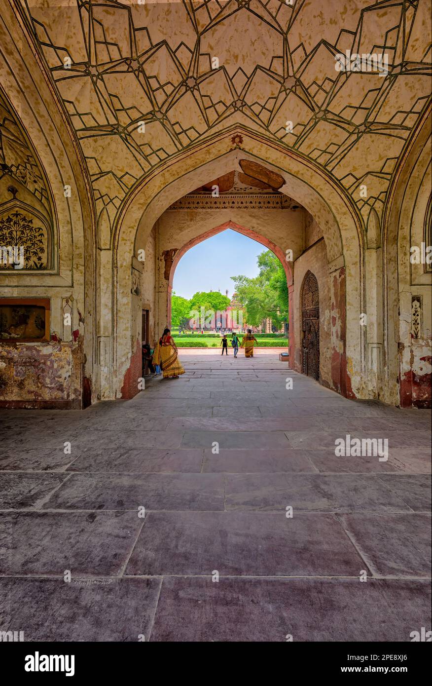 Interior of the ceremonial Drum House, Naqqar Khana in the Red Fort of ...