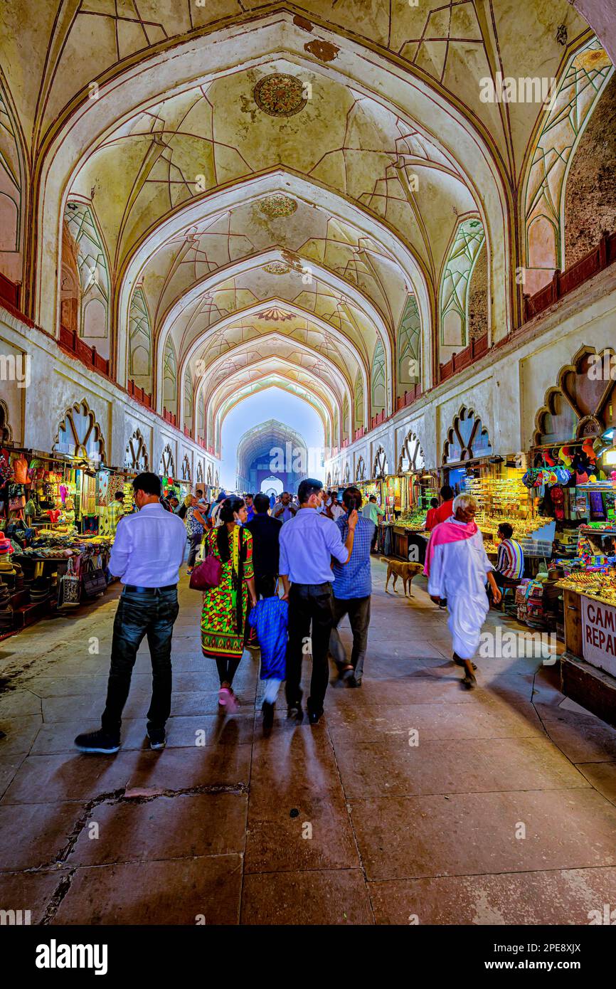 Chhatta chowk red fort hi-res stock photography and images - Alamy