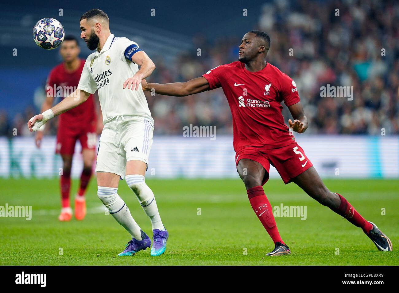 Madrid, Spain. 15th Mar, 2023. Karim Benzema of Real Madrid and ...