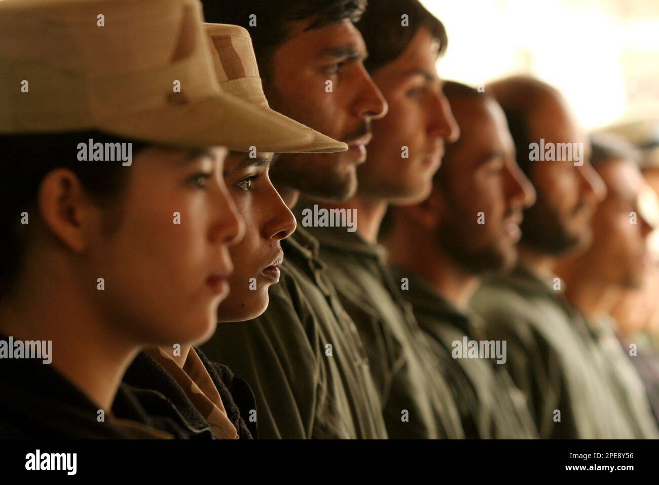 Women members of the Afghan National Interdiction Unit attend the ...