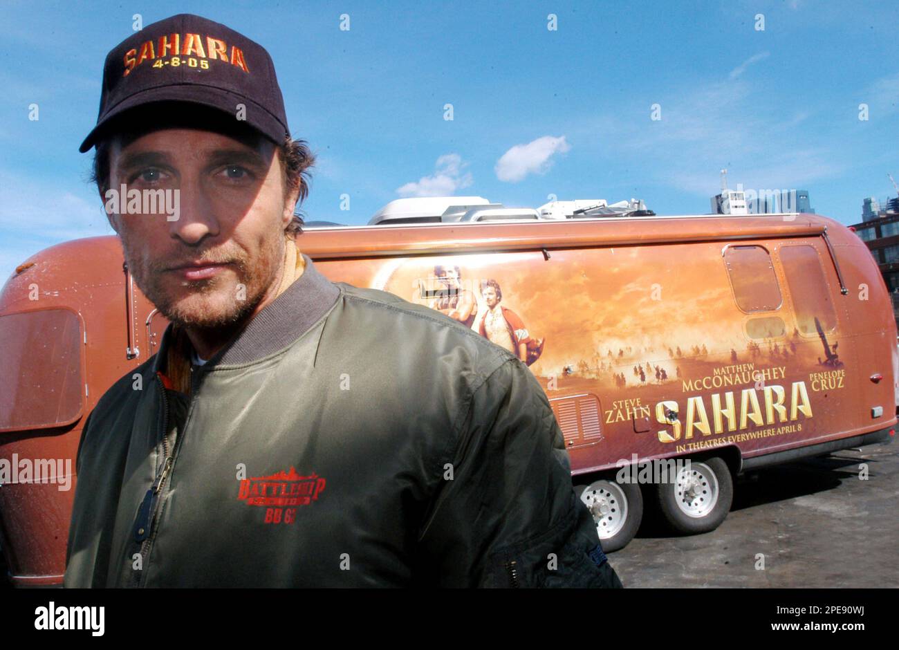 Actor Matthew McConaughey poses in New York March 3, 2005, during a six ...