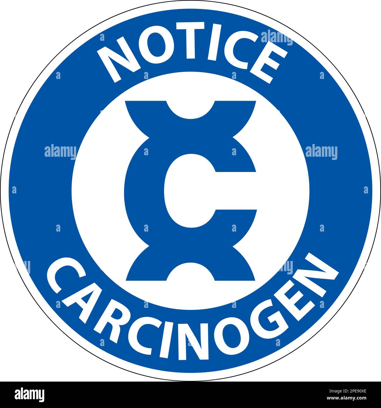 Notice Select Carcinogen Label On White Background Stock Vector Image ...