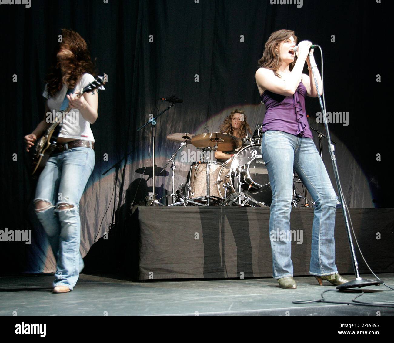 The Donnas perform at the Agganis Arena on the campus of Boston ...