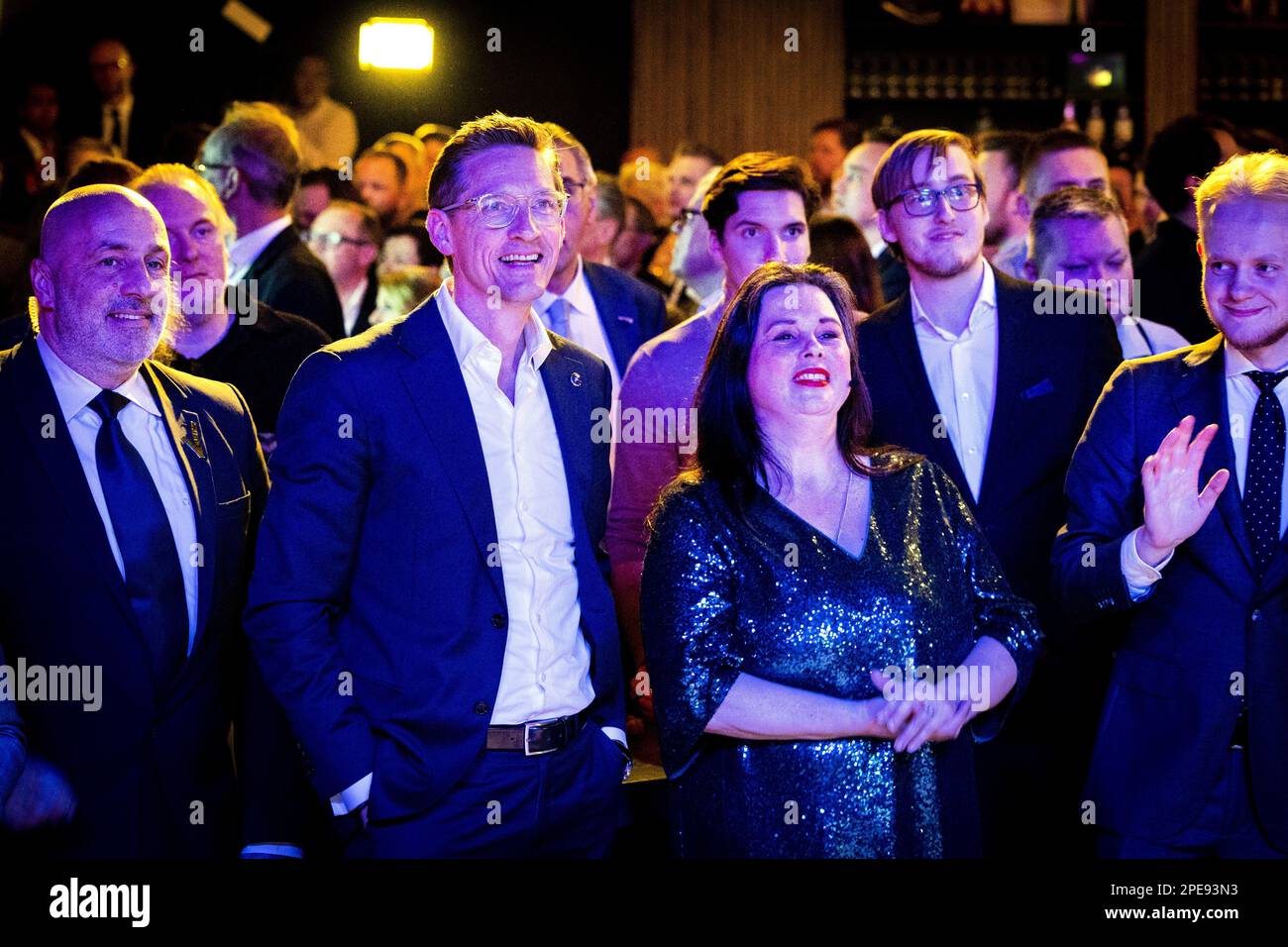 DEN BOSCH - JA21 leader Joost Eerdmans and Annabel Nanninga follow the ...