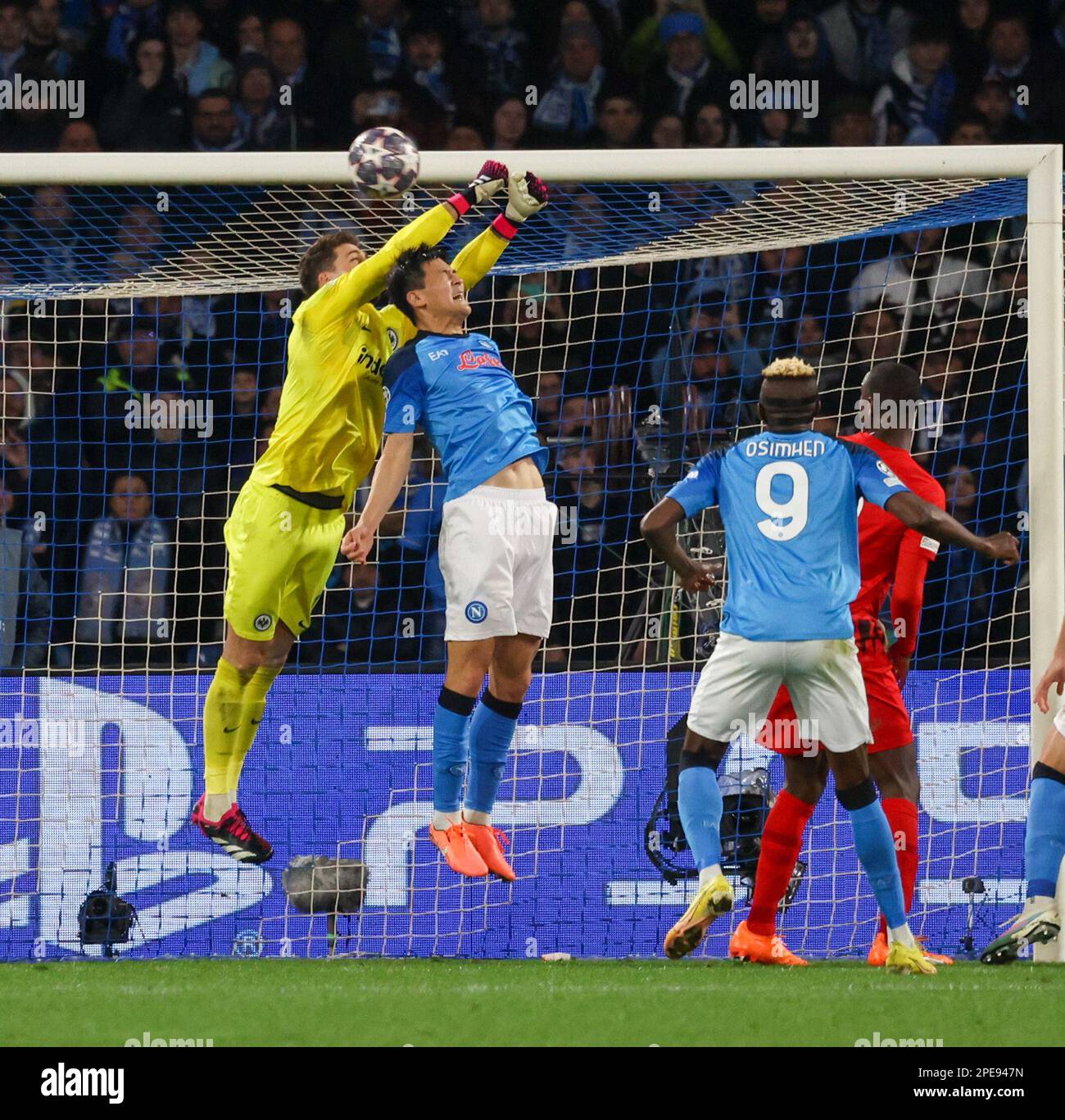 Naples, Campania, Italy. 15th Mar, 2023. During the Champions League ...