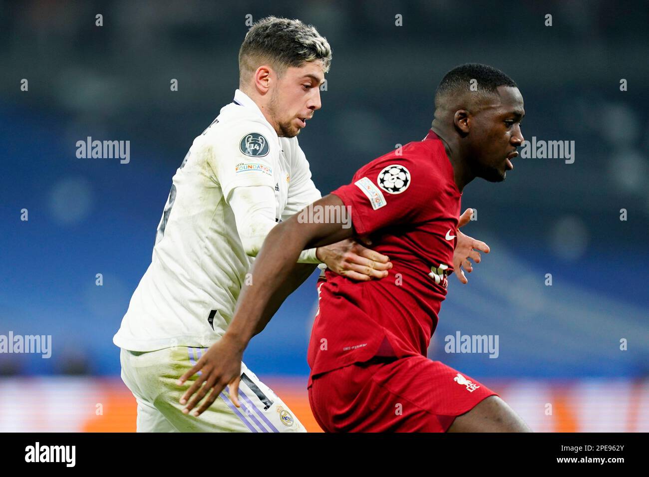 Madrid, Spain. 15th Mar, 2023. Fede Valverde of Real Madrid and ...