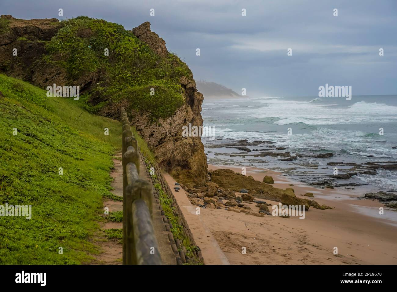 Cave rock monument at Brighton beach Bluff Durban KZN Stock Photo - Alamy