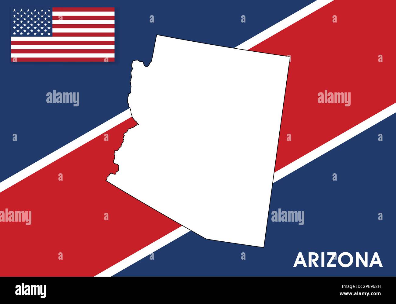 Usa Map Fill State Template USA 50 State Map With 2 Letter State