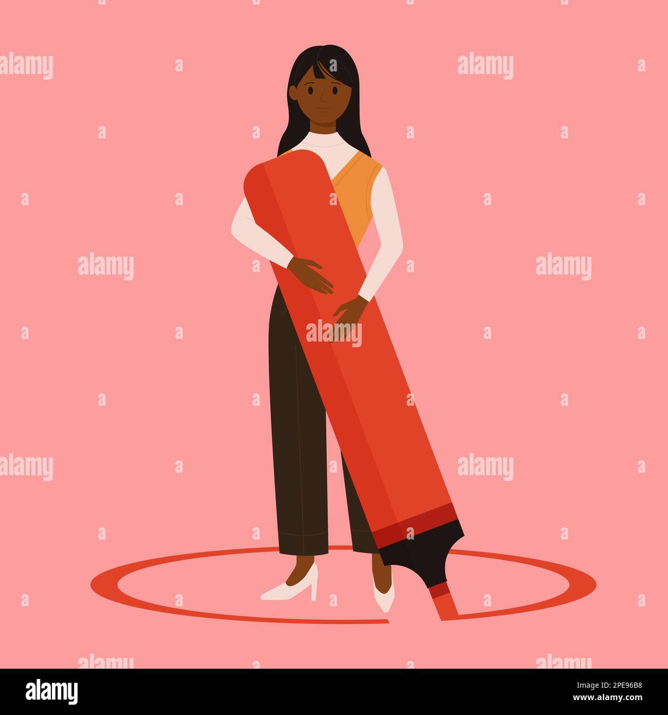 Woman boundaries at work hi-res stock photography and images - Alamy