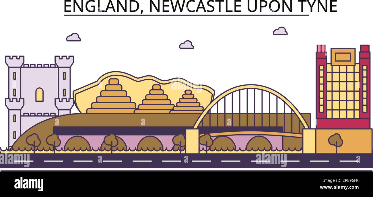 Swing bridge newcastle Stock Vector Images - Alamy