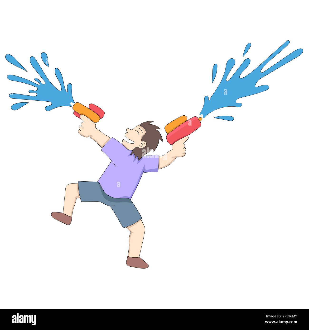 Water gun Cut Out Stock Images & Pictures - Alamy
