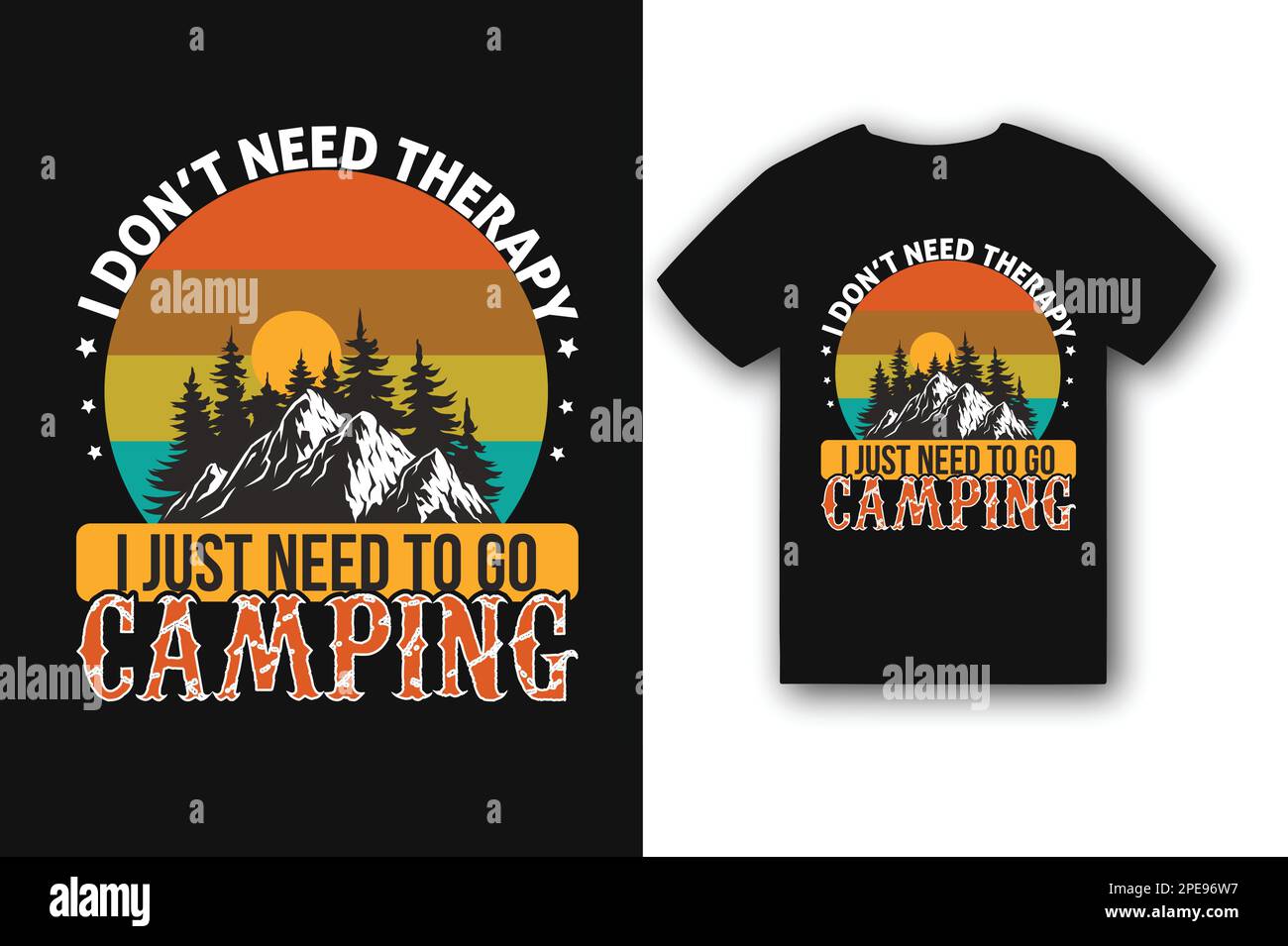 Vintage retro forest camping hi-res stock photography and images - Alamy