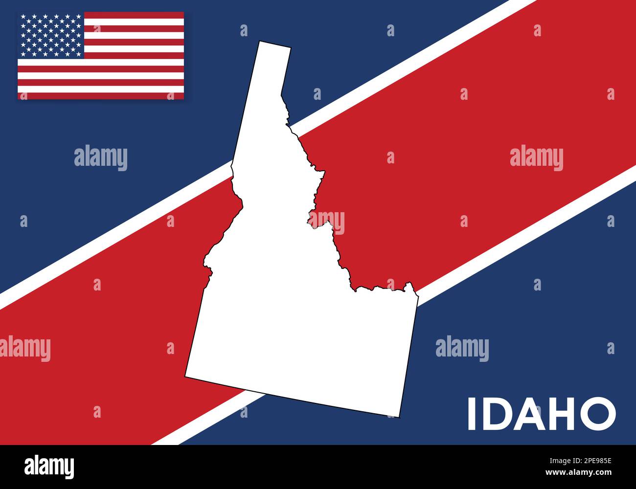 USA, United States of America Map vector template. white color map on ...
