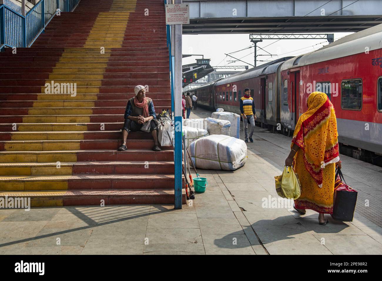 Siliguri, West Bengal, India. 24th Feb, 2023. This station is nostalgic ...