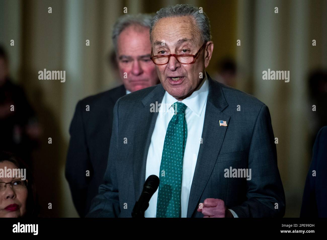 United States Senate Majority Leader Chuck Schumer (Democrat of New ...