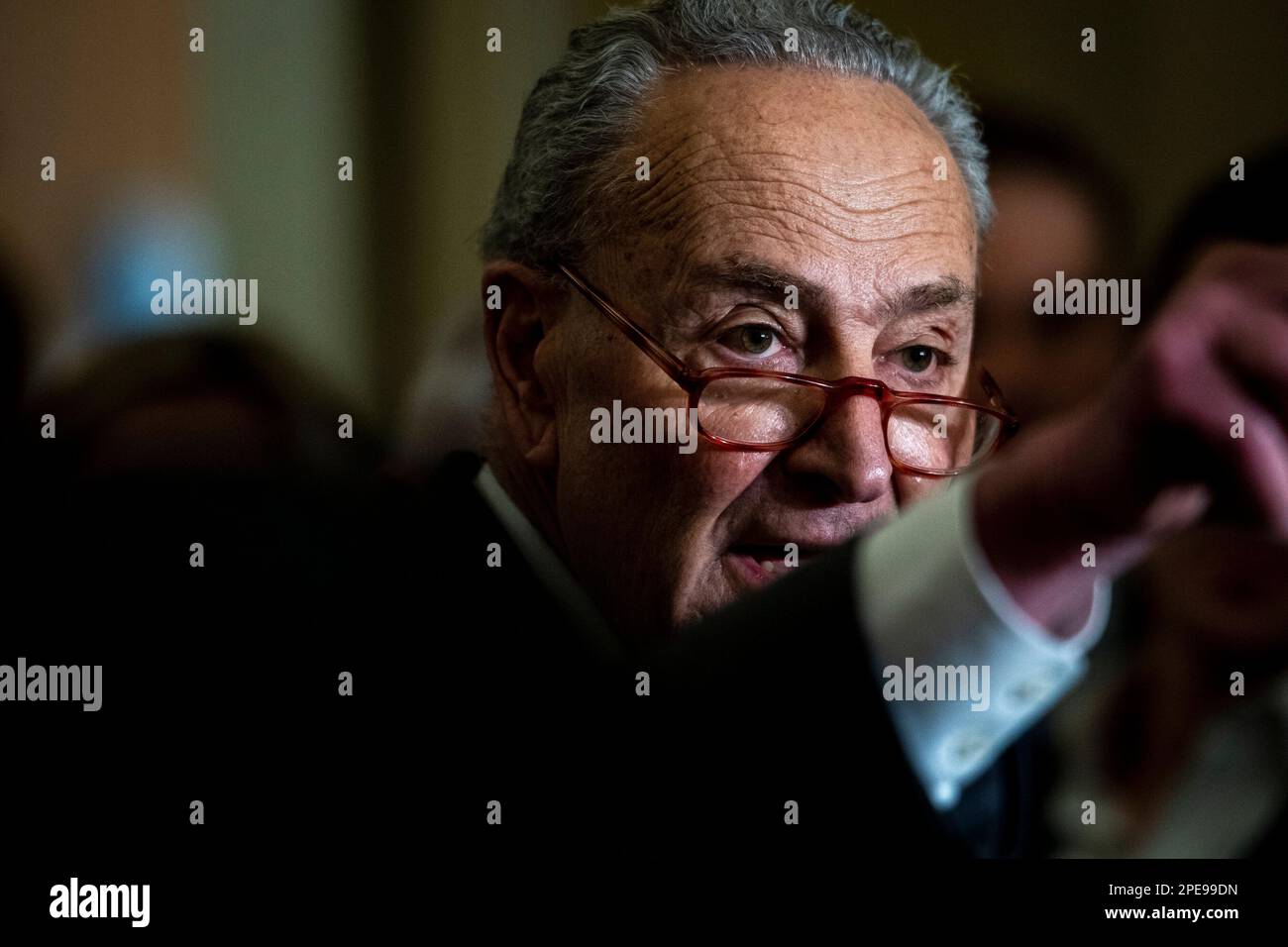 United States Senate Majority Leader Chuck Schumer (Democrat of New ...