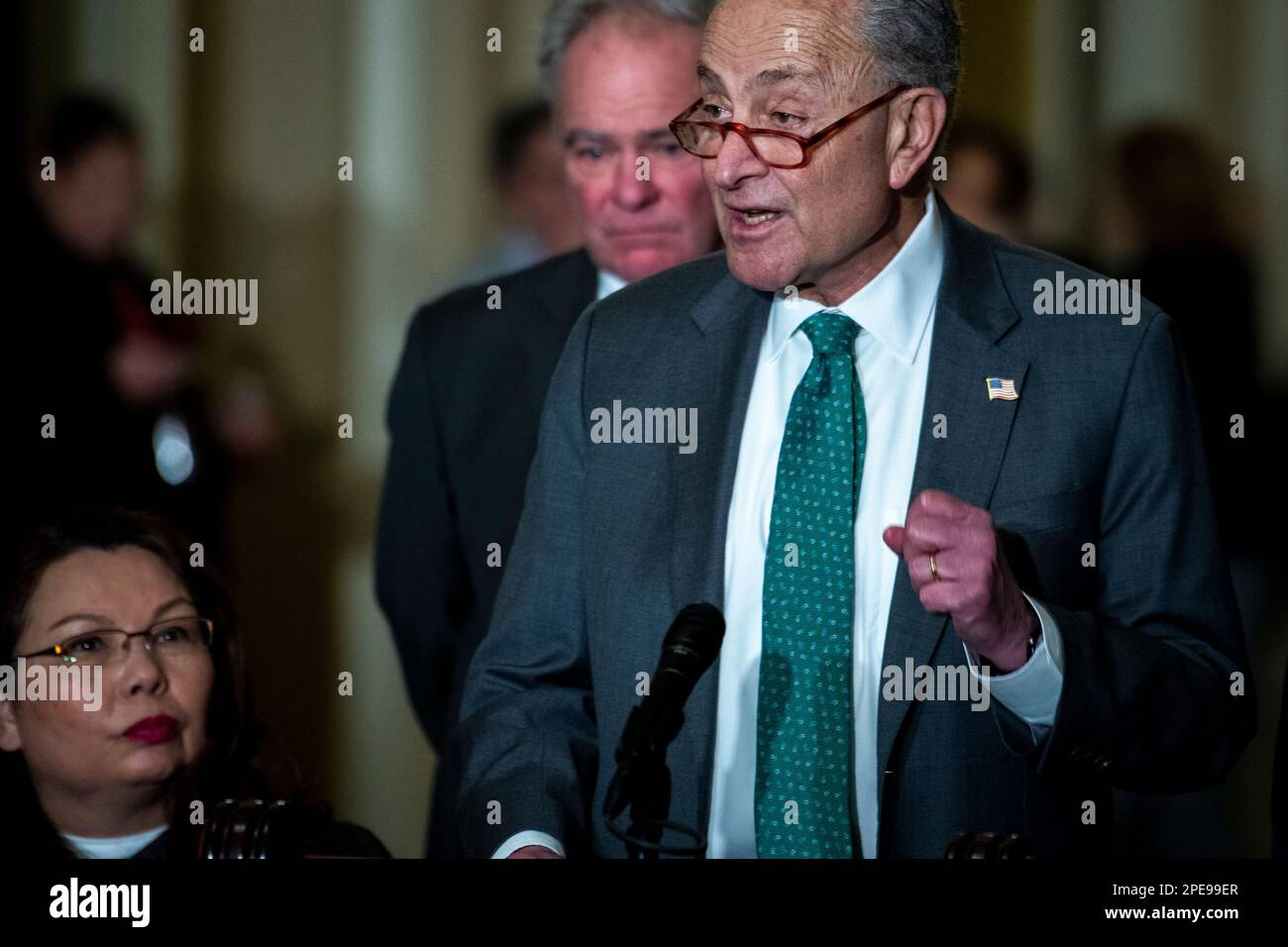 United States Senate Majority Leader Chuck Schumer (Democrat of New ...