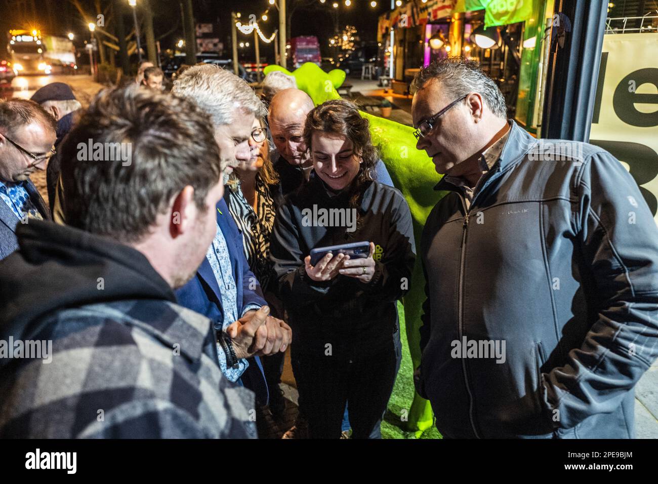 BATHMEN - Members of the Boer Burger Movement (BBB) follow the first ...