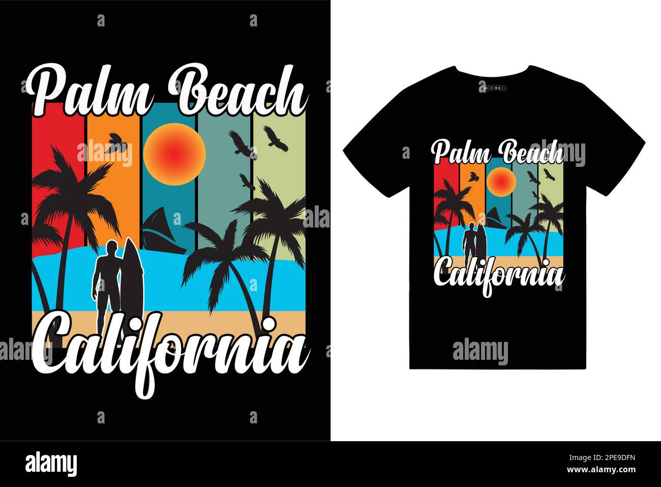 Summer t-shirt design Stock Vector Image & Art - Alamy
