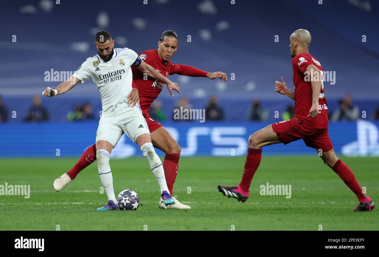 Karim benzema champions league ball hi-res stock photography and images ...