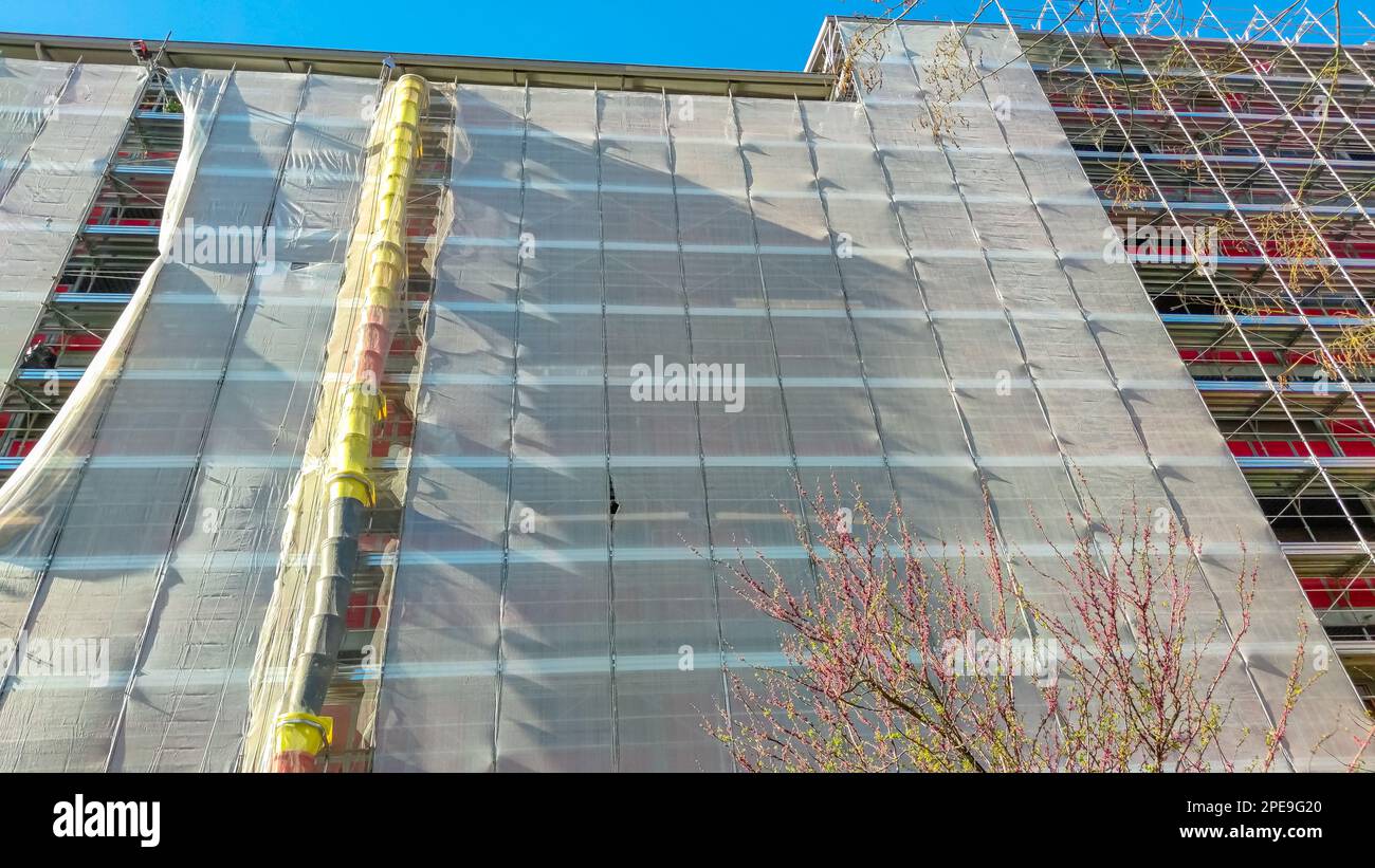 scaffold for building structures during construction. It is used for ...