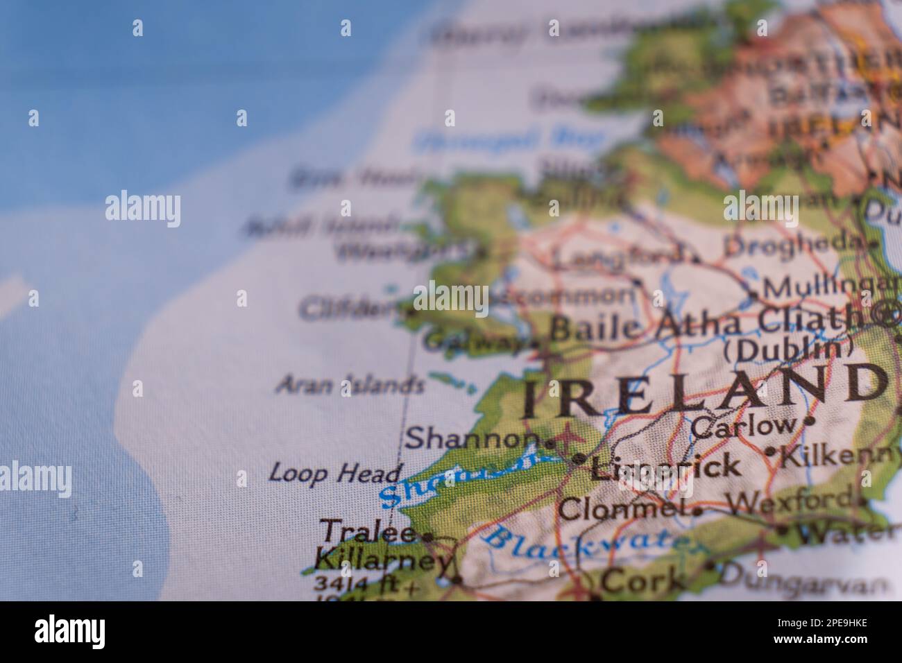 Limerick map hi-res stock photography and images - Alamy