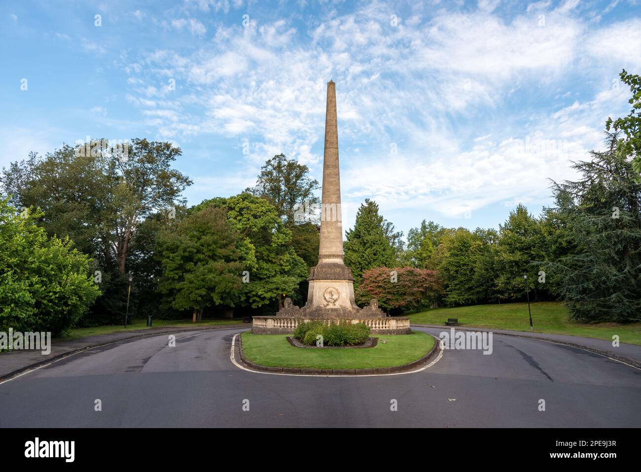 Obelisk commemorating Princess Victoria's coming-of-age, 1837 at Bath ...