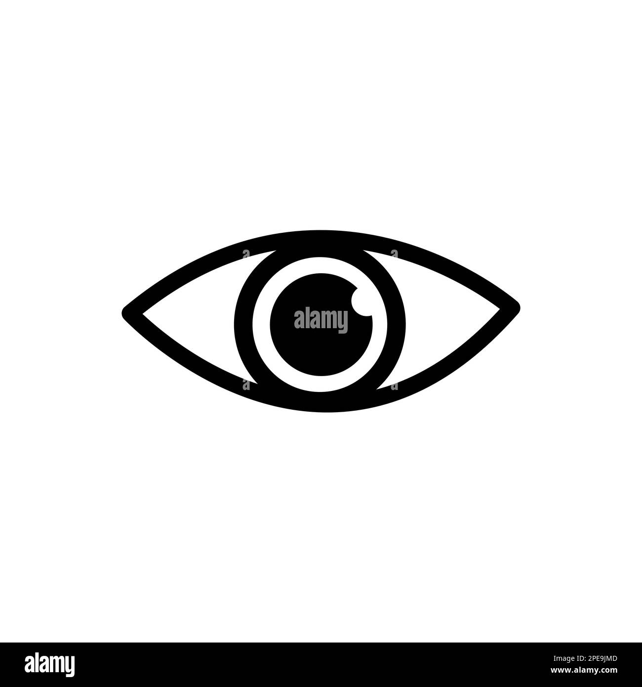 Eye icon - vector. Flat design style Stock Vector Image & Art - Alamy