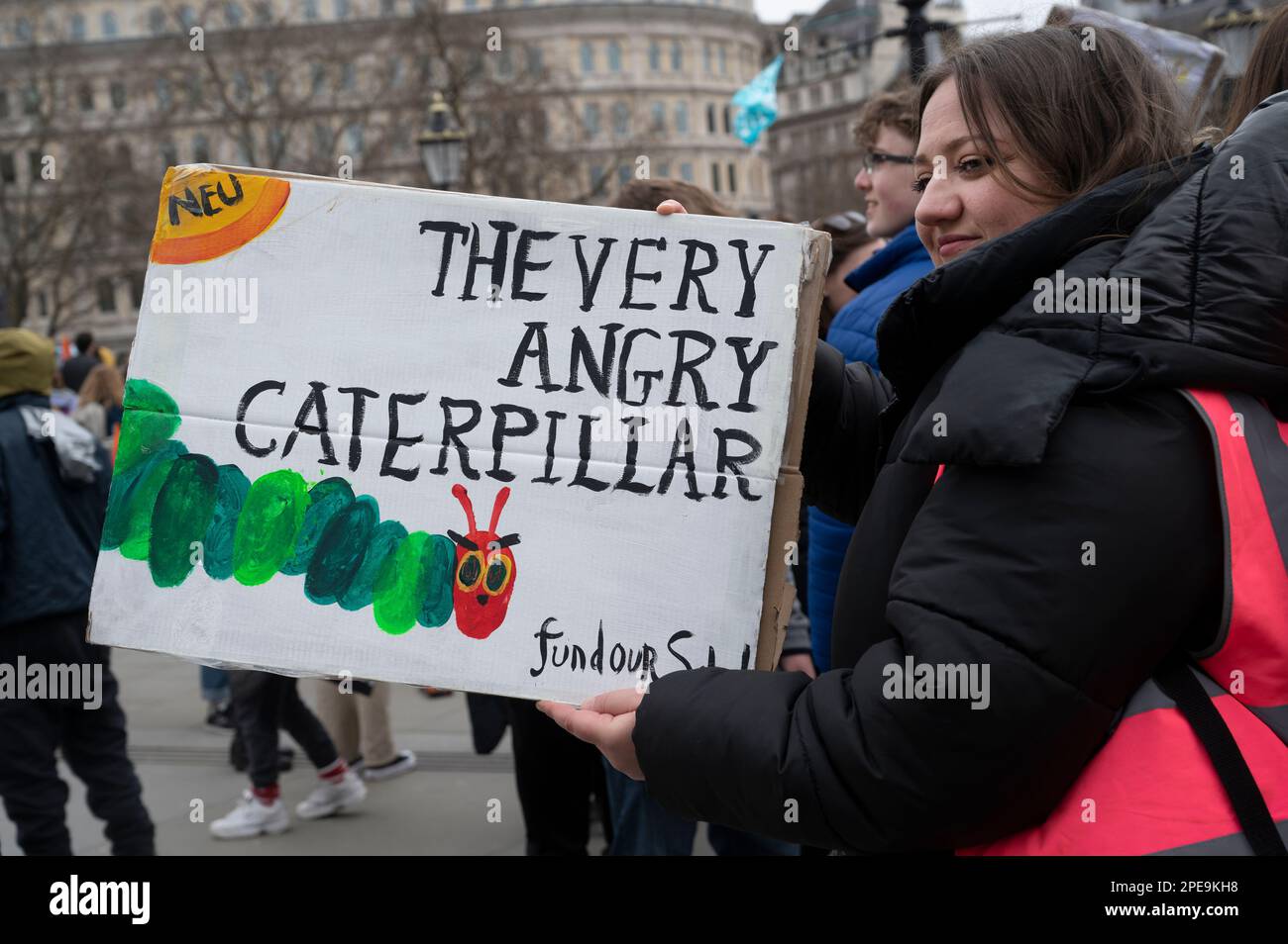 March 15th 2023. March and Rally of striking teachers, juniour doctors ...