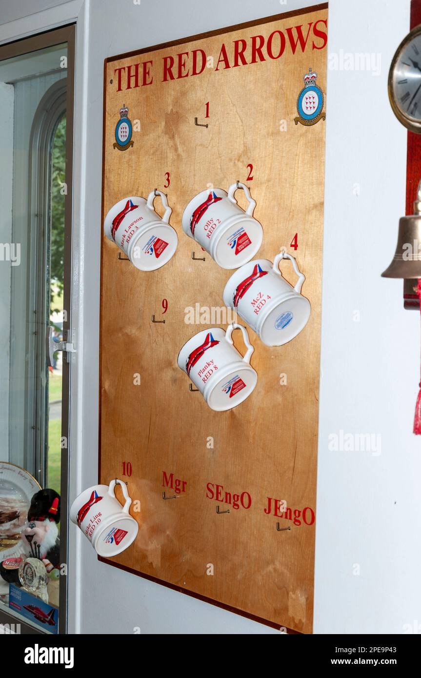 Inside the base of the Royal Air Force Red Arrows display team at RAF ...
